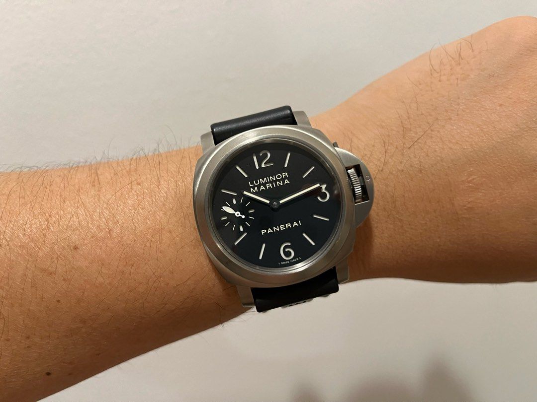 Panerai PAM 177 Luminor Marina Titanium, Luxury, Watches on Carousell