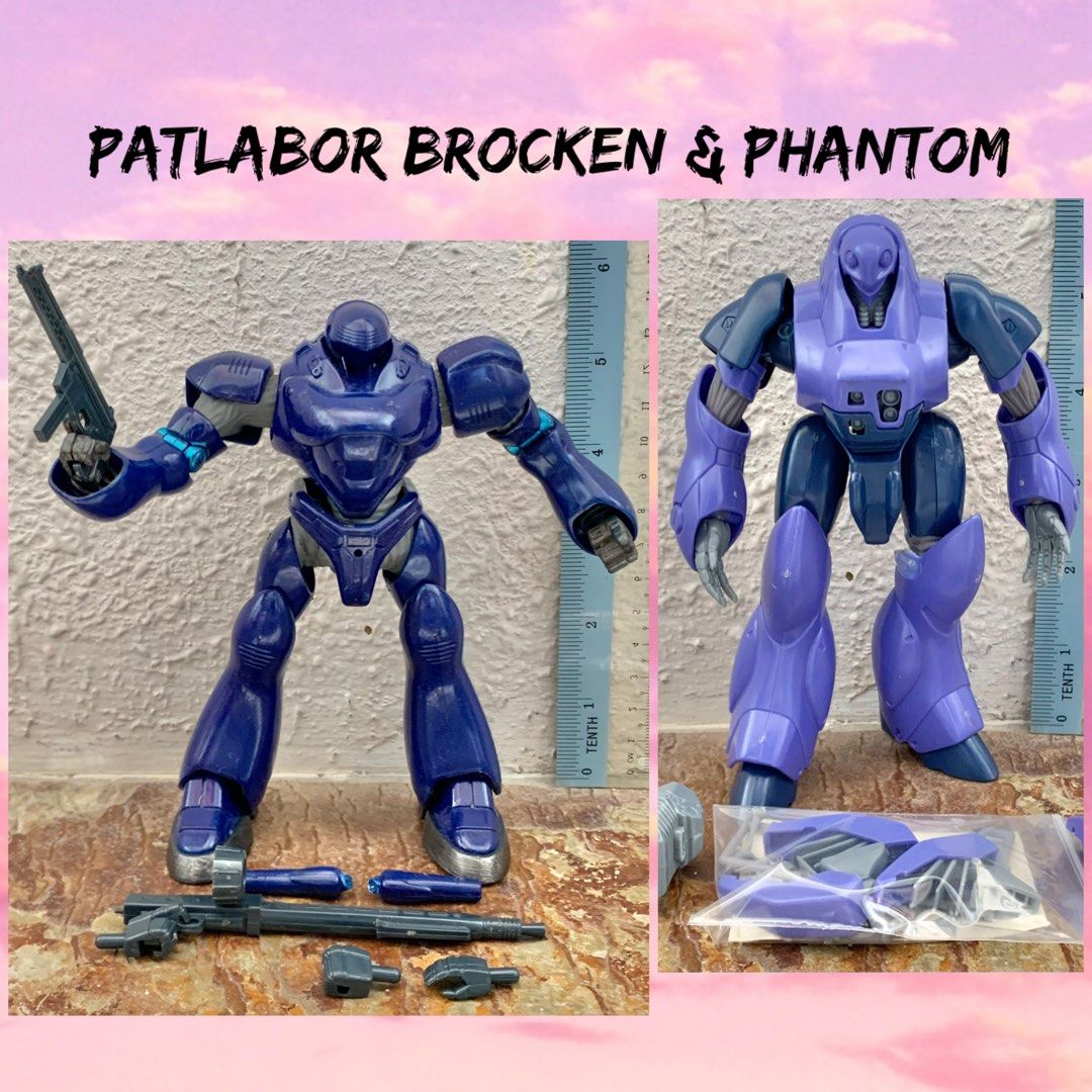 Patlabor 1/60 Vintage Phantom & Broken Plastic Model Kit from Bandai ...