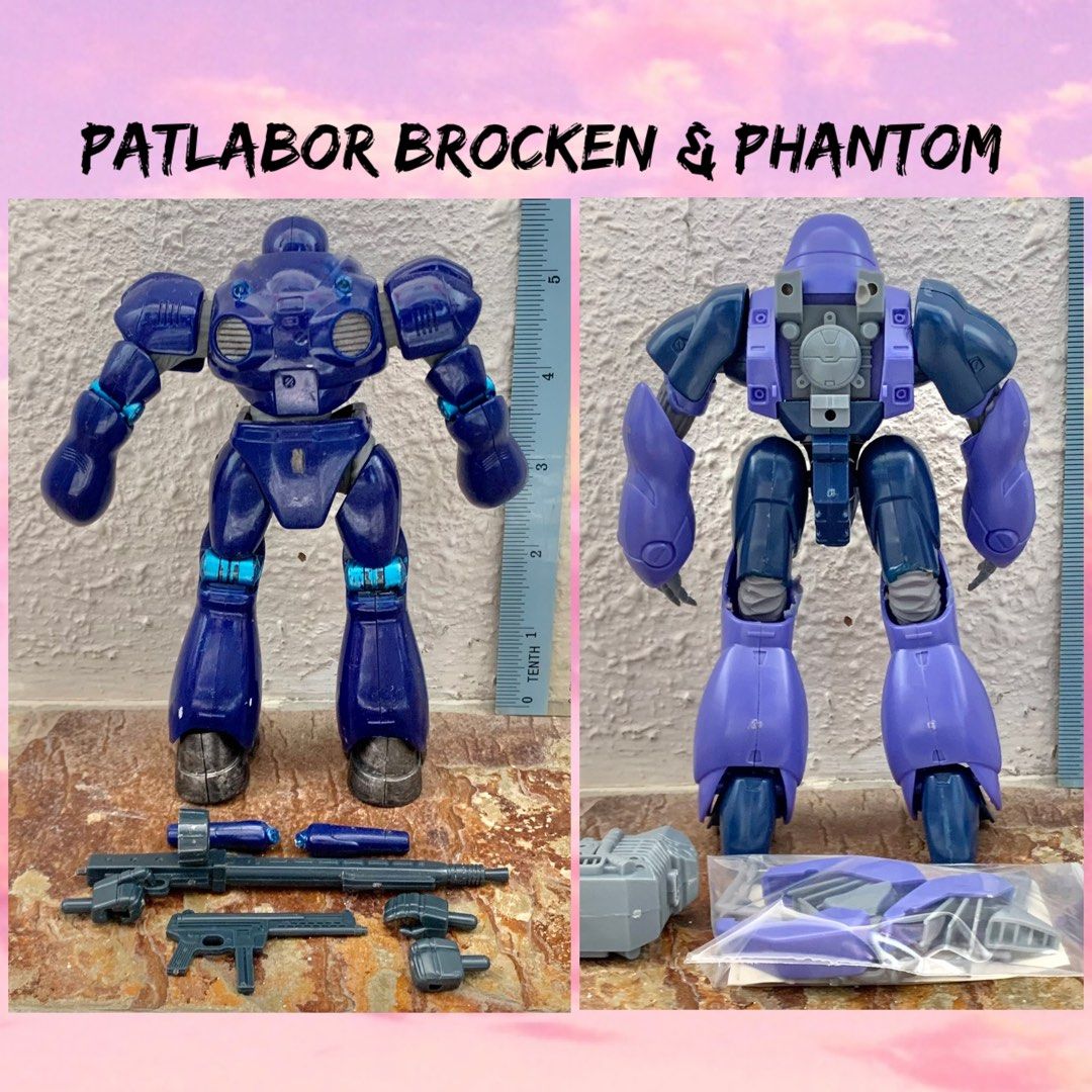 Patlabor 1/60 Vintage Phantom & Broken Plastic Model Kit from Bandai ...