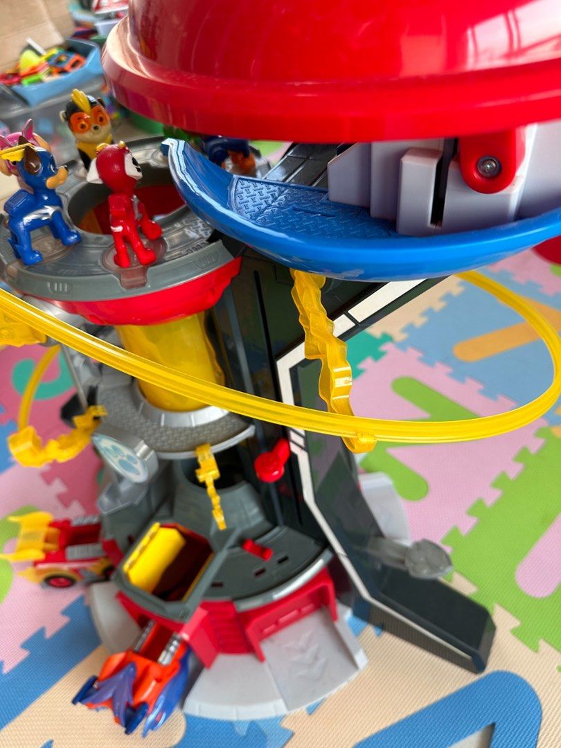 Paw Patrol- Mighty Pup Look-out Tower Play Set, Hobbies & Toys, Toys ...