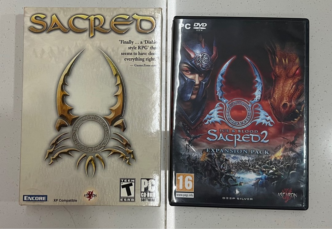 PC Games - Sacred 1 & 2, Video Gaming, Video Games, Others on Carousell