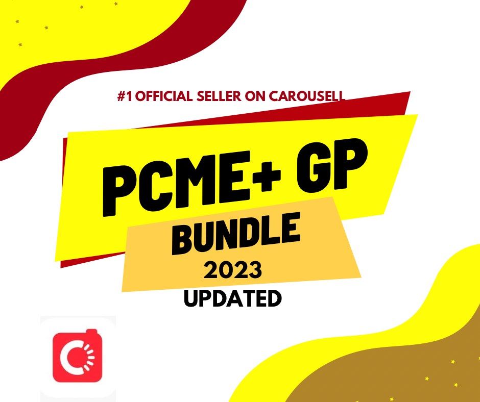 PCME + GP A Levels Bundle (2023 RJC RI Raffles Institution HCI HCJC Hwa Chong NYJC Nanyang JC ...