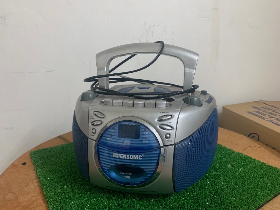 PENSONIC CD PLAYER WITH RADIO CASSETTE RECORDER PCD-807, Audio ...