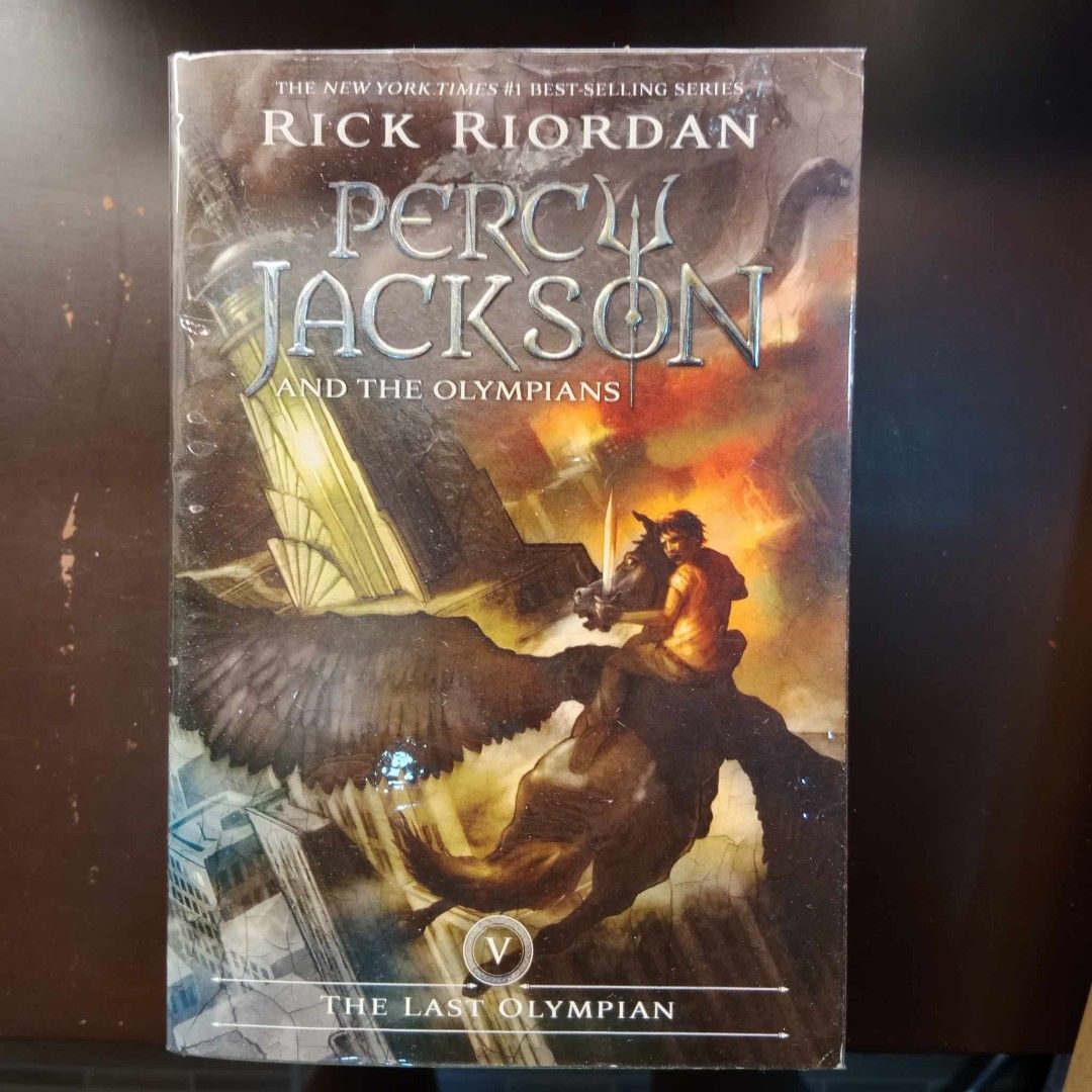 PERCY JACKSON AND THE OLYMPIAN Book 5 The Last Olympian on Carousell