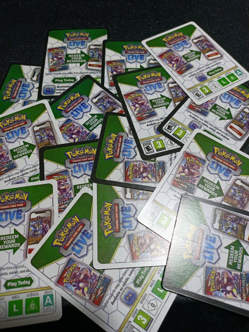 Pokémon TCG code cards, Hobbies & Toys, Toys & Games on Carousell