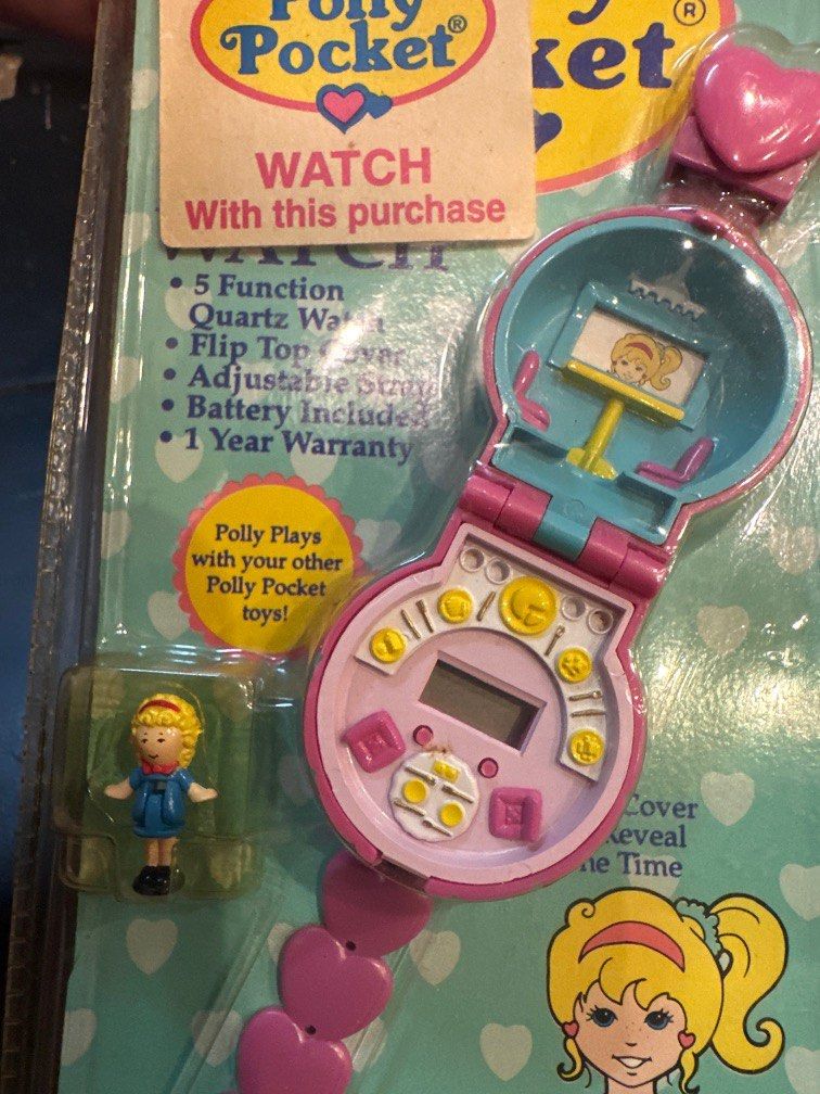 Polly Pocket Vintage Watch from the 1990s, Hobbies & Toys, Toys & Games ...