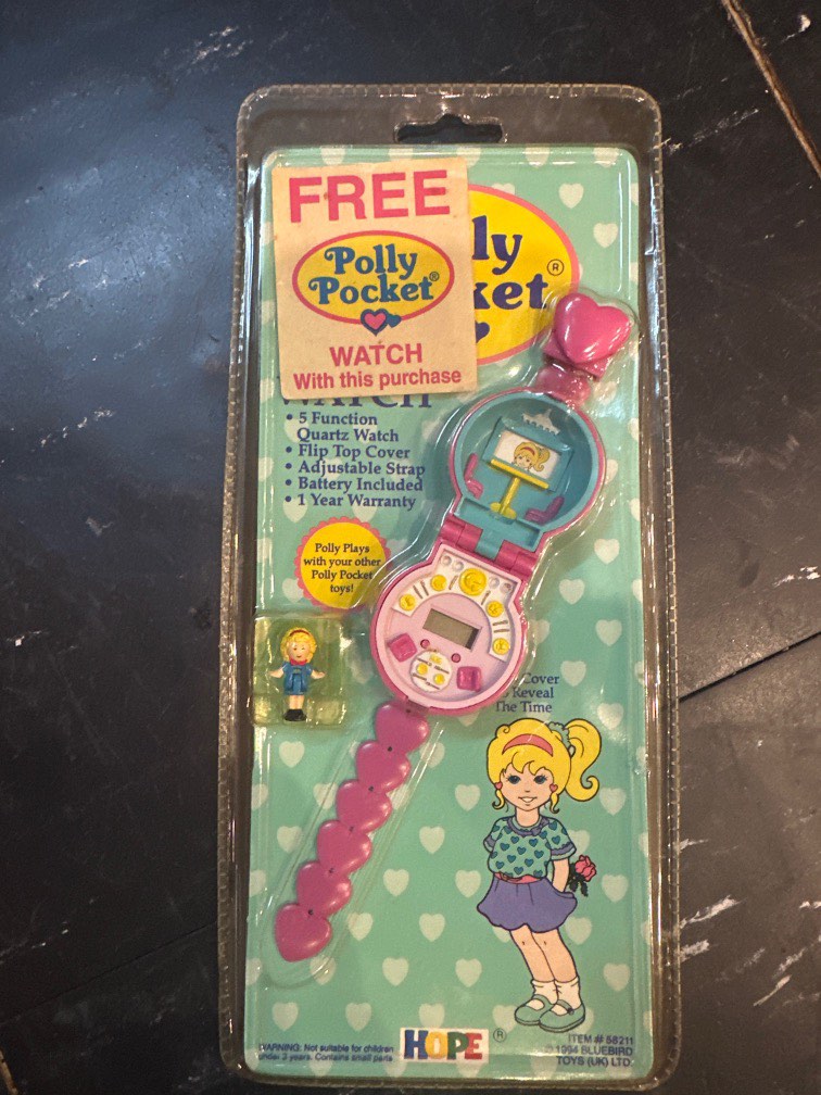Polly Pocket Vintage Watch from the 1990s, Hobbies & Toys, Toys & Games ...