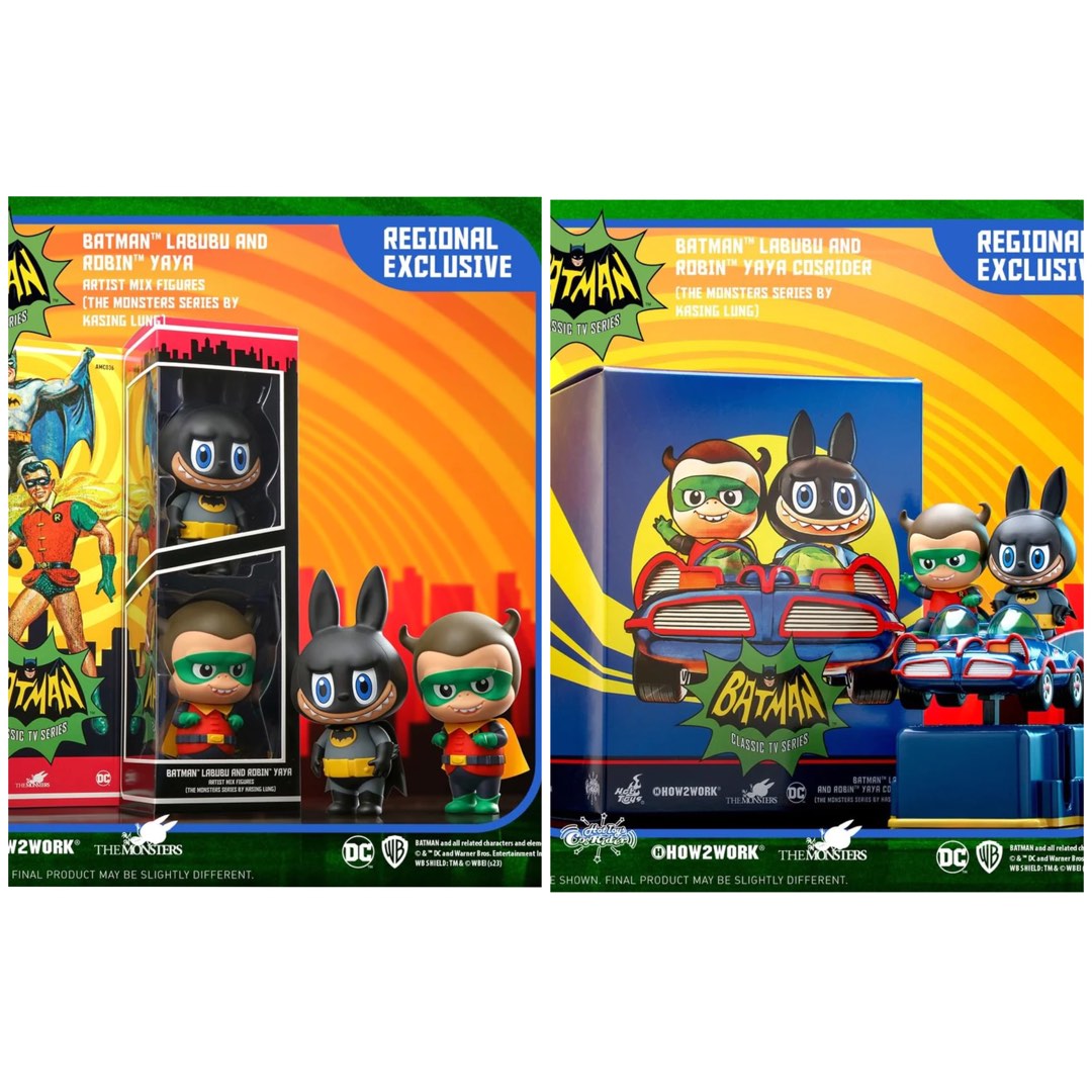 Popmart Pop Mart Hot Toys How2work The Monsters AMC036/CSRD044 Batman ...