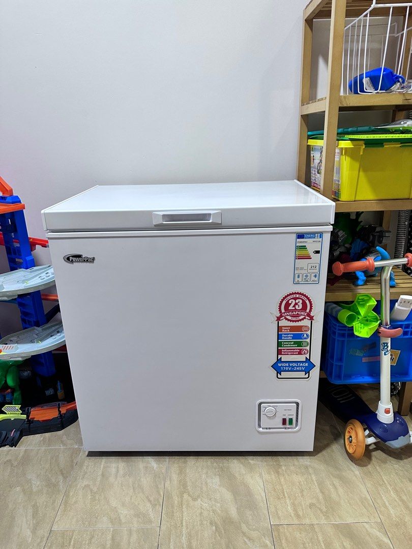 PowerPac Chest Freezer 150L CFC Free, Chiller & Freezer (PPFZ150), TV ...