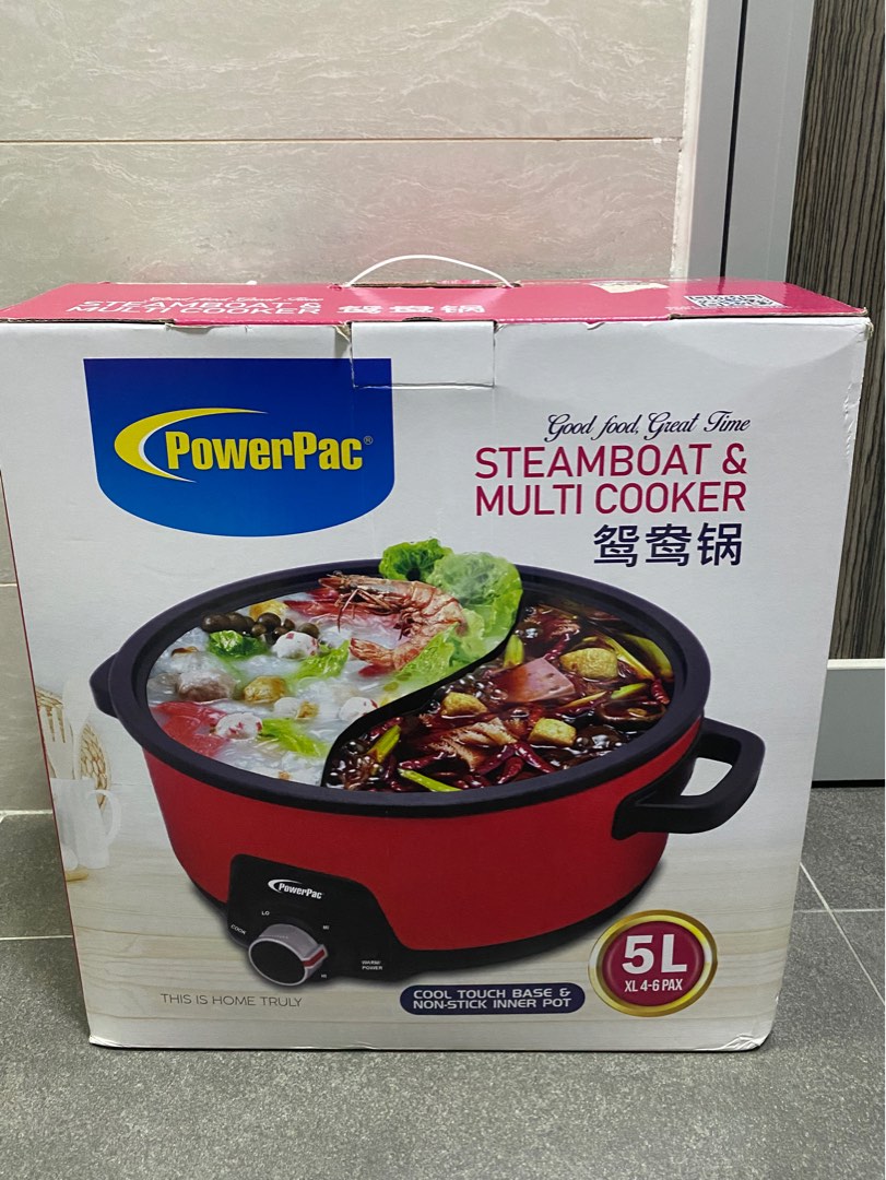 powerpac steamboat & multicooker pot, TV & Home Appliances, Kitchen ...