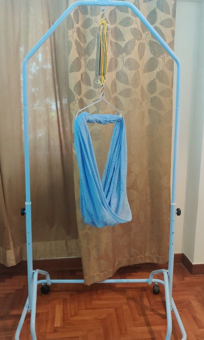 Lightly used Baby Spring cot with 3 pcs spring | Blue Color, Babies ...