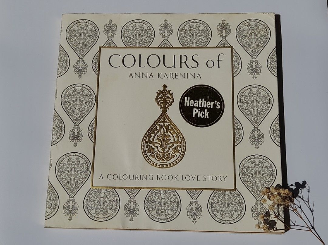 PRELOVED COLOURS OF ANNE KARENINA | A COLOURING BOOK LOVE STORY on ...