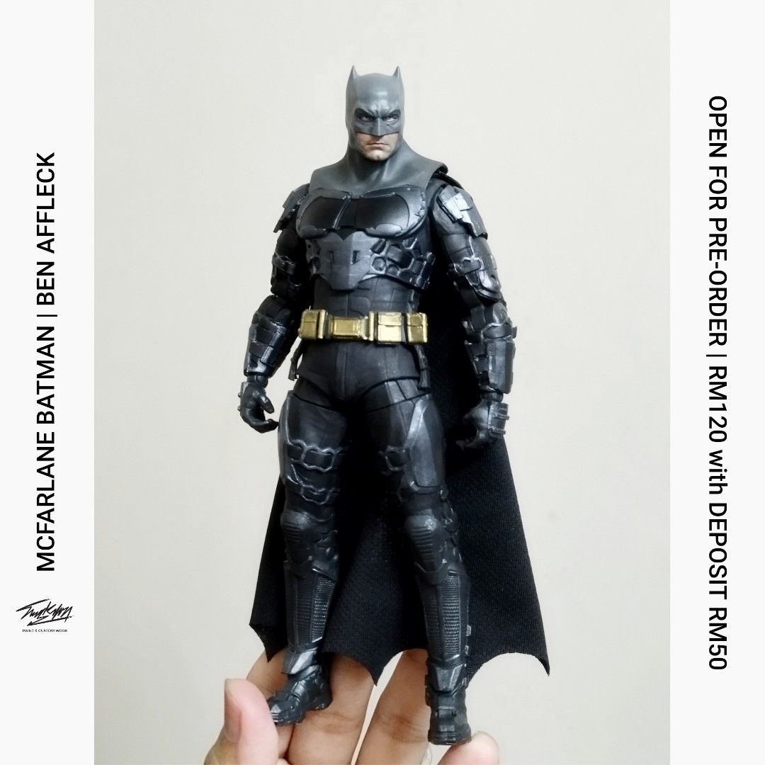 Pre-order| Batman Ben Affleck Headsculpt for Mcfarlane | mafex | shf ...