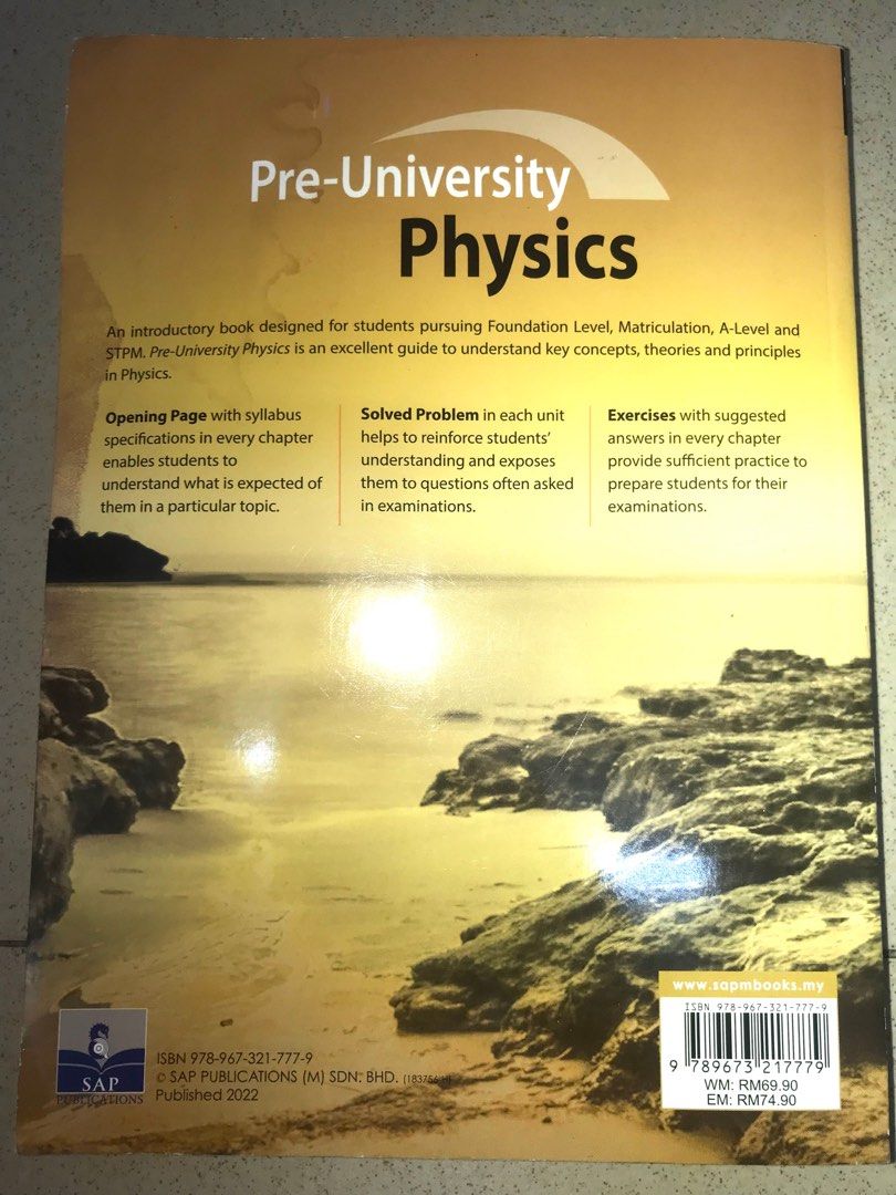 Pre-U physics, Hobbies & Toys, Books & Magazines, Textbooks on Carousell