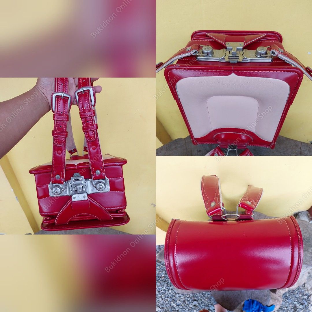 Randoseru School Bag Japanese Backpack / Red V028 on Carousell