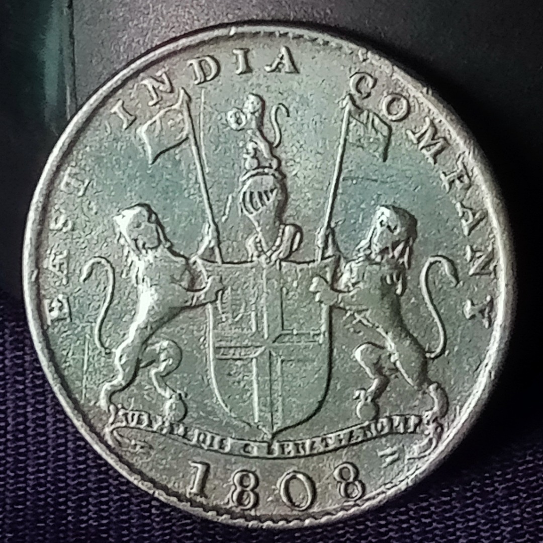 RARE AUNC EIC MADRAS PRESIDENCY: 1808 10 Cash GARDNER SHIPWRECK ...