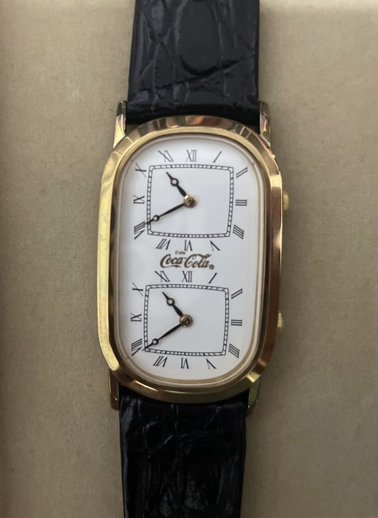 Rare Coca Cola Dual Vintage Watch, Luxury, Watches on Carousell