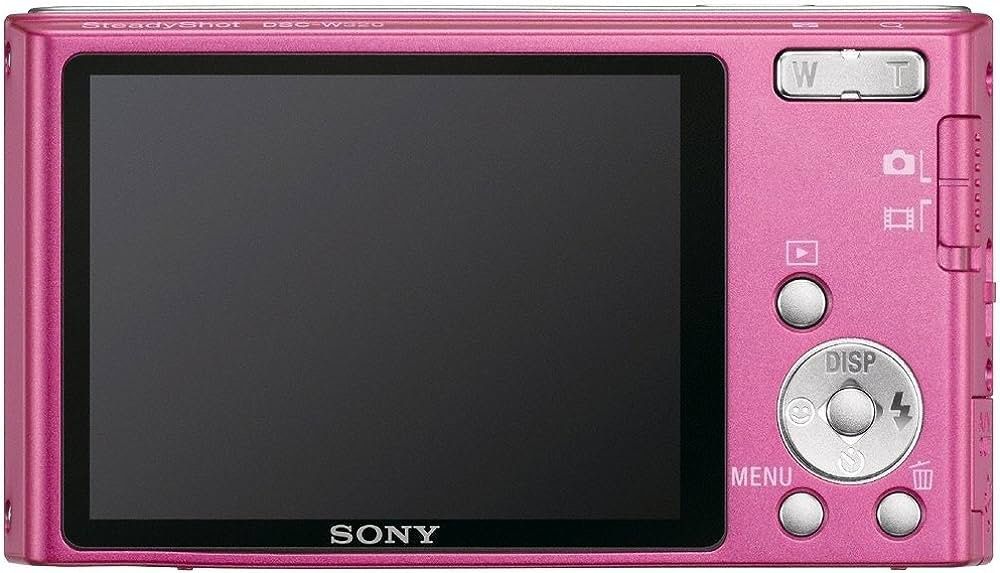rare pink sony cybershot dsc-w320 digital camera, Photography, Cameras on Carousell