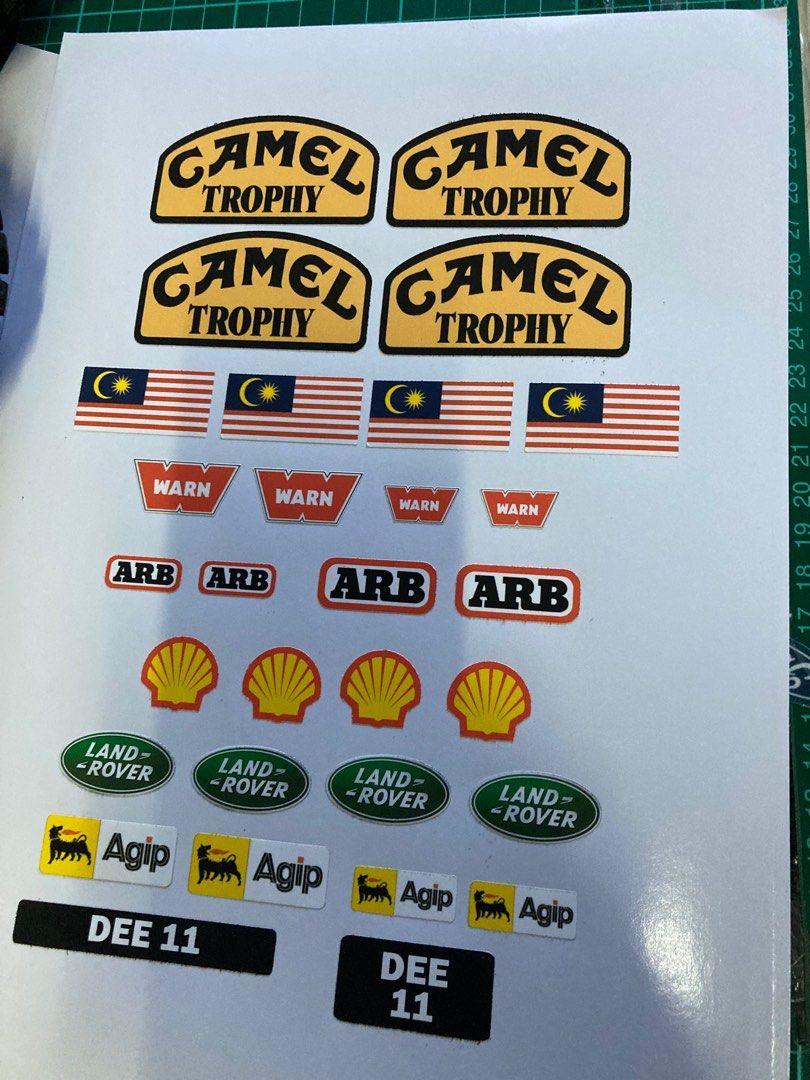 Rc custom decals stickers, Hobbies & Toys, Toys & Games on Carousell