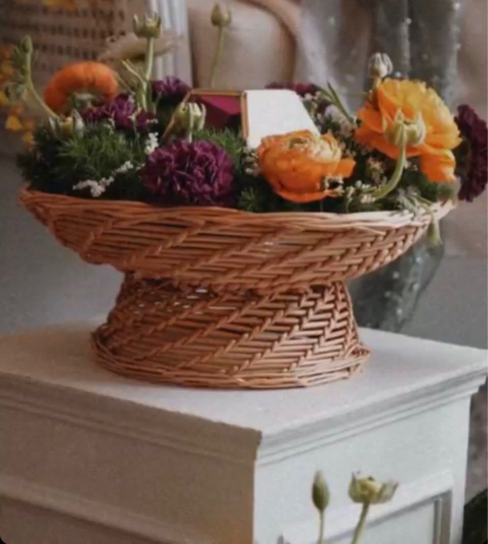 [Rental Only] Dulang Hantaran Rotan Rattan Tray Wedding Dowry, Hobbies ...