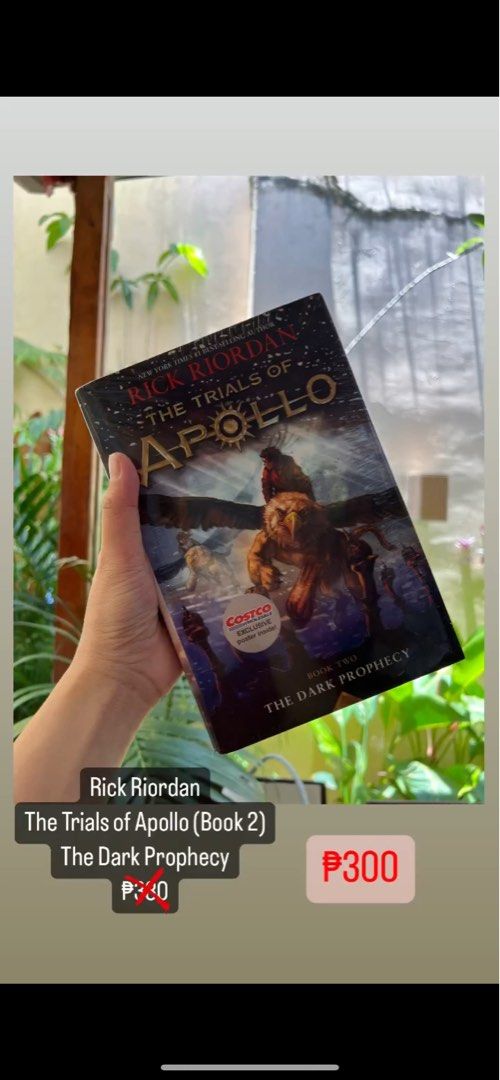 Rick Riordan | The Trials of Apollo Book 2 | The Dark Prophecy on Carousell