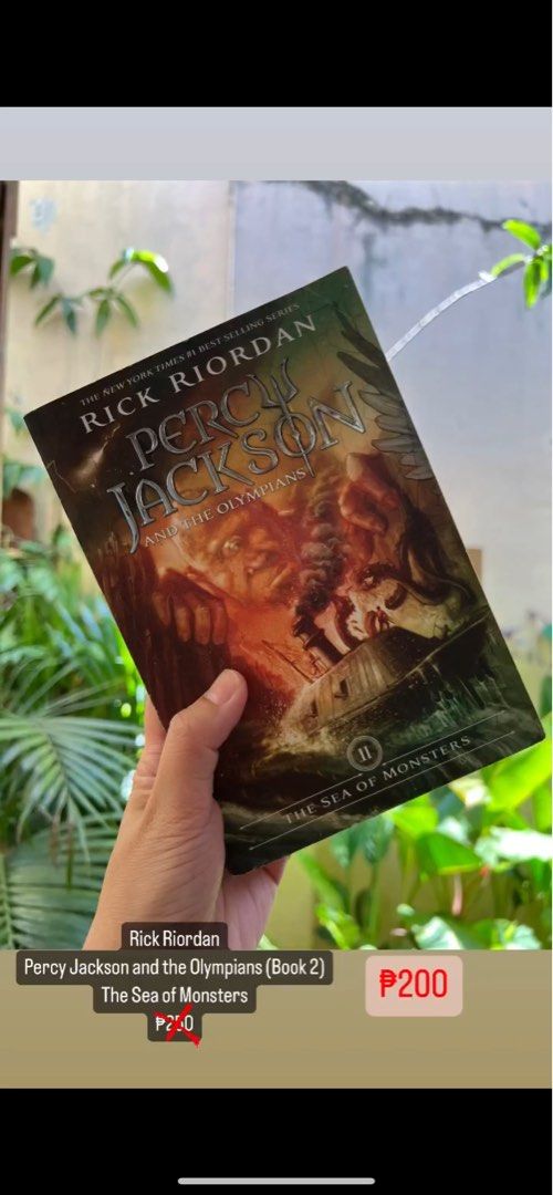 Rick Riordan|Percy Jackson and the Olympians Book 2| The Sea of ...