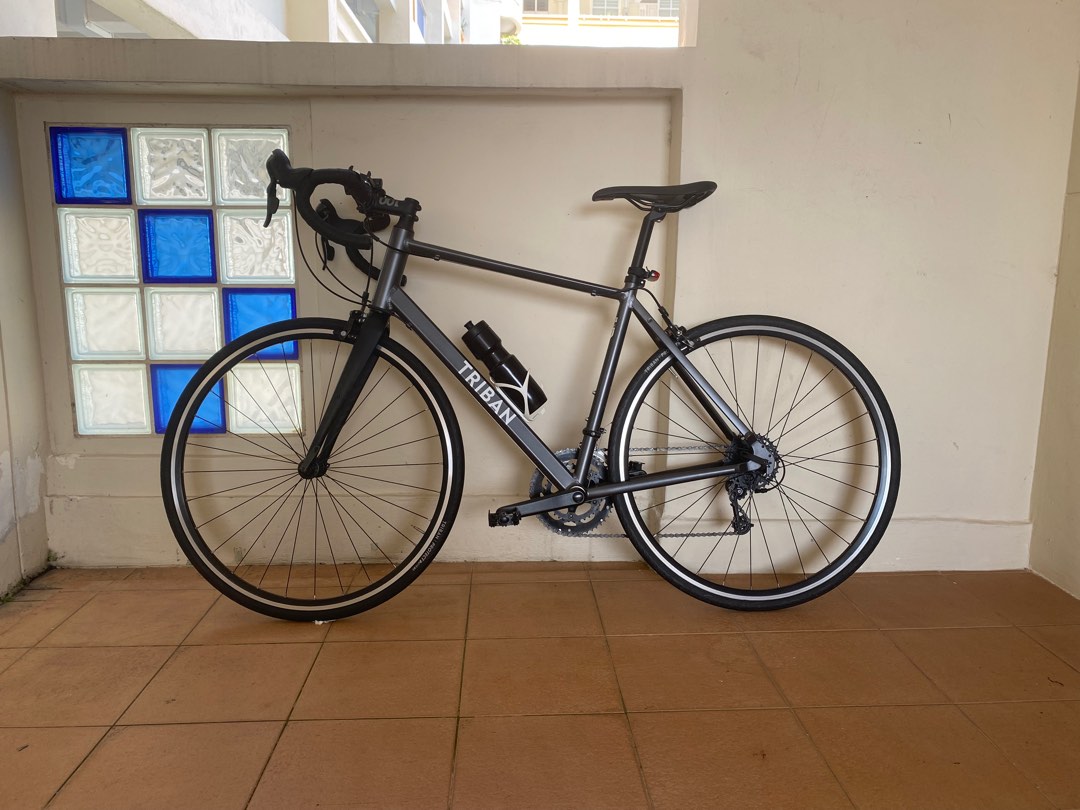 Road Bike Triban RC 120 8 Speed - Large, Sports Equipment, Bicycles ...