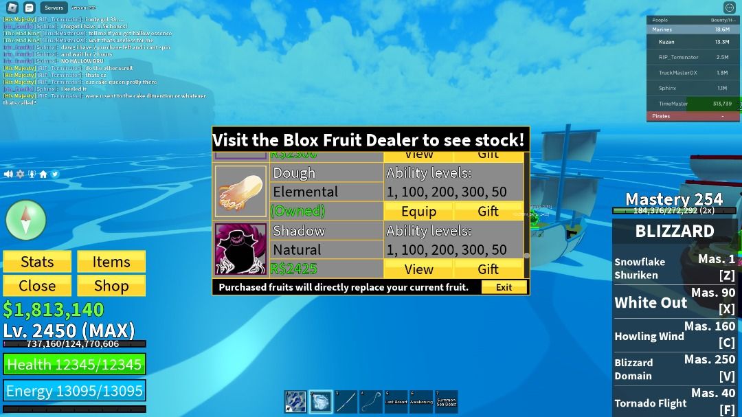 Roblox Blox fruit, Video Gaming, Video Games, Others on Carousell