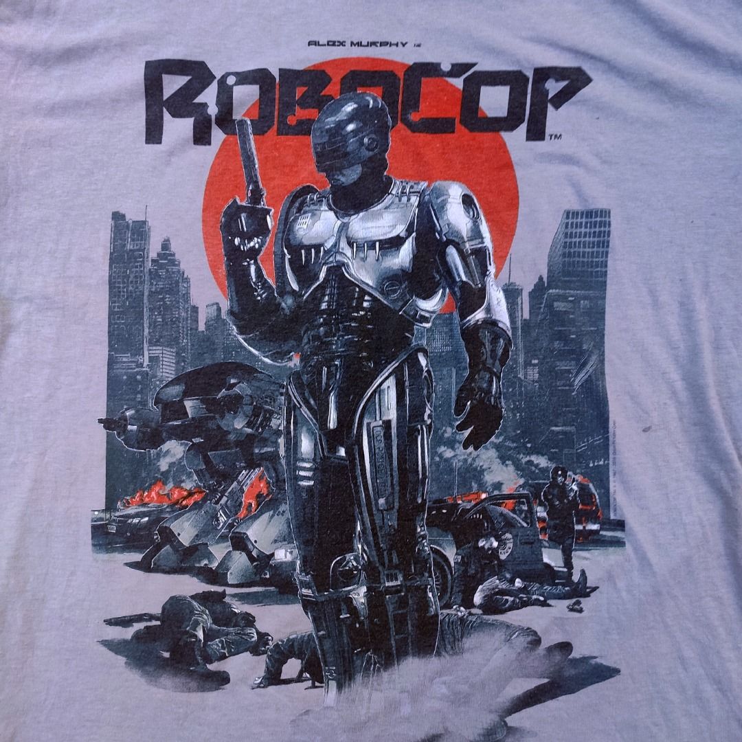 Robocop tshirt (L), Men's Fashion, Tops & Sets, Tshirts & Polo Shirts ...