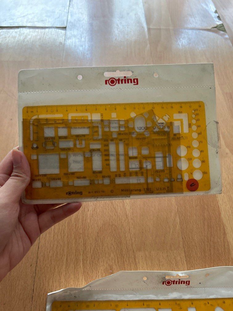 Rotring Furniture Template Lettering Stencil on Carousell