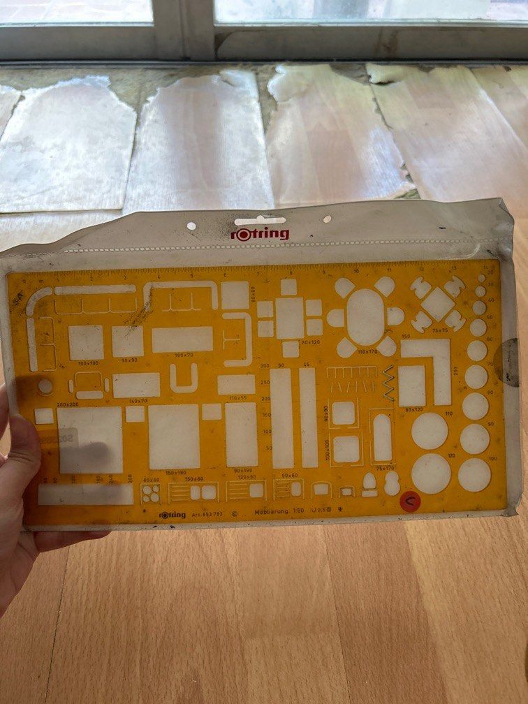 Rotring Furniture Template Lettering Stencil on Carousell