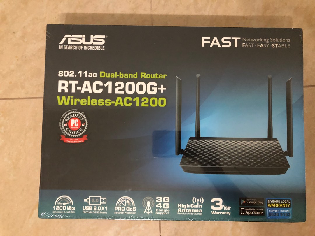 Router ASUS RT-AC1300G+ Dual-band Wireless-AC1200 Gigabit Router ...