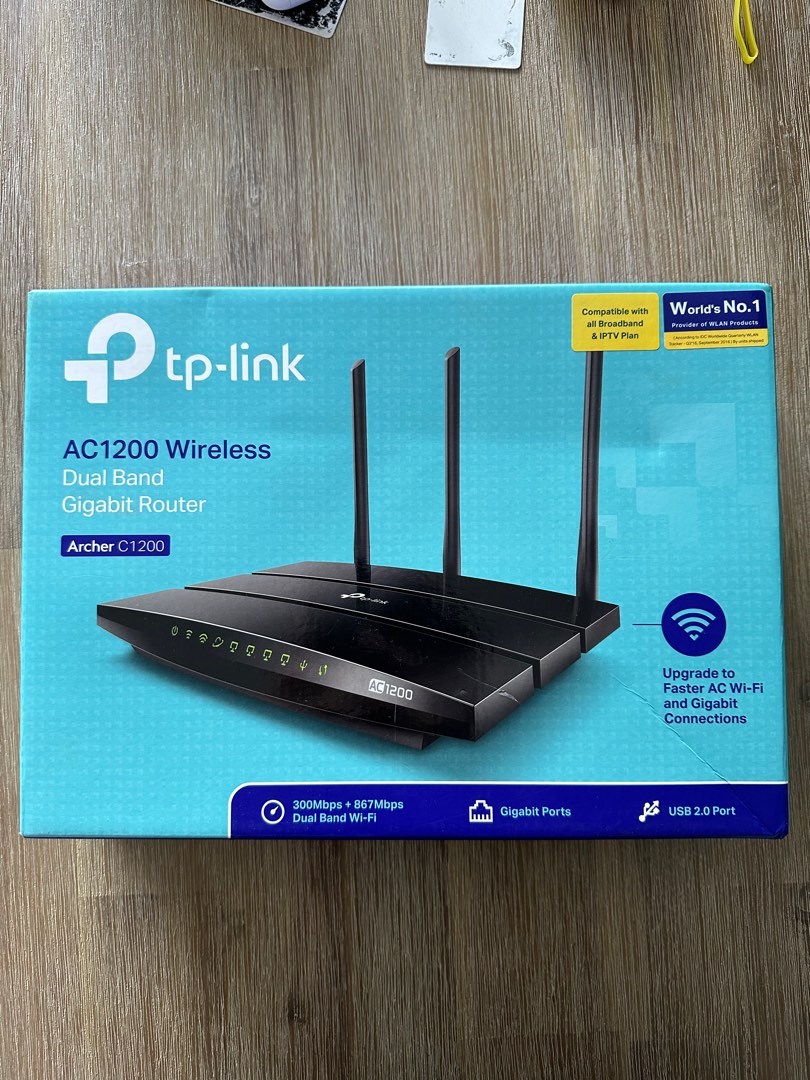 Router TP Link AC1200 archer C1200, Computers & Tech, Parts ...