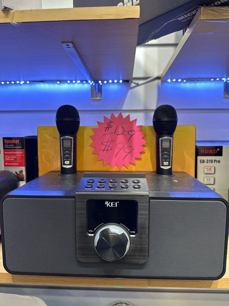 SDRD Karaoke family bluetooth speaker ktv kei-k08 20watt sdrd, Audio, Soundbars, Speakers ...