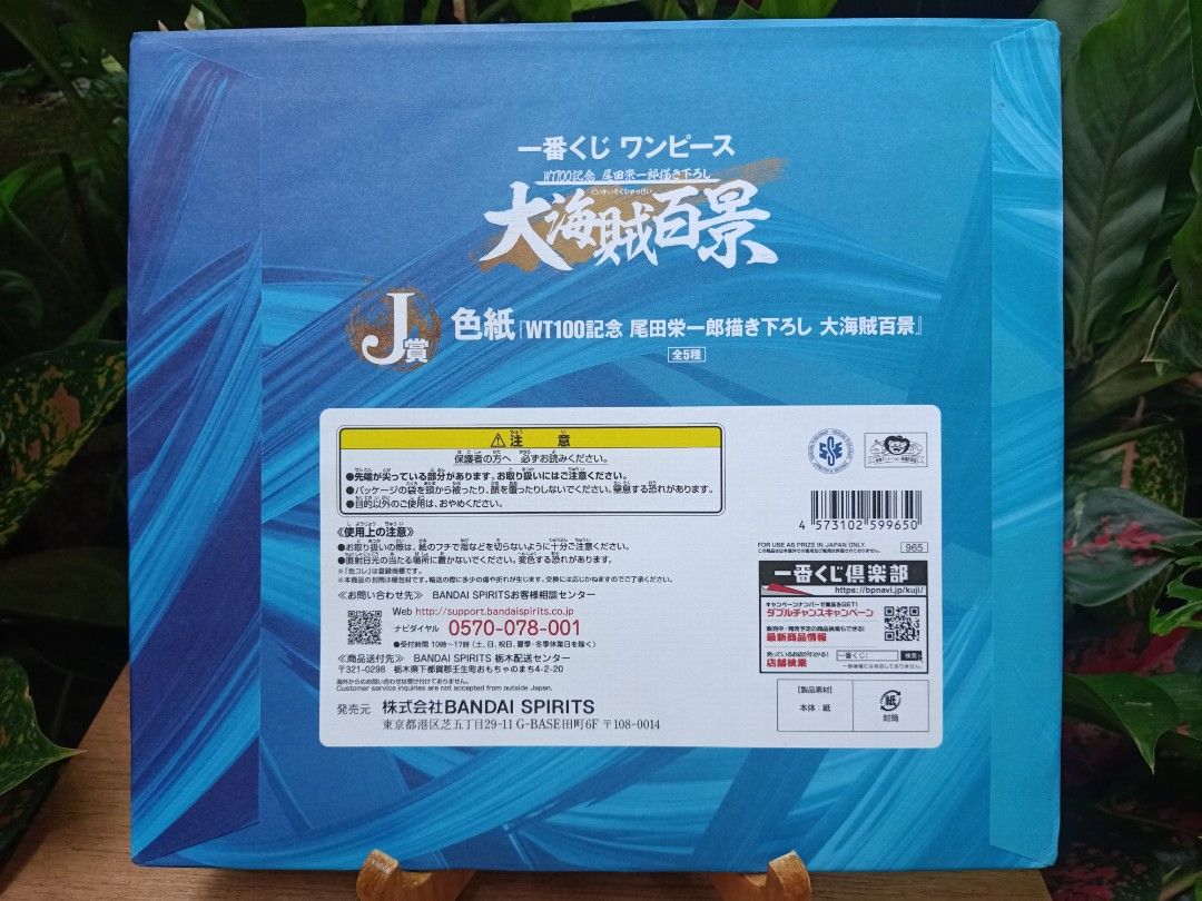 (SEALED) ONE PIECE VISUAL CARD DRAWN BY EIICHIRO ODA WT100 ANNIVERSARY ...