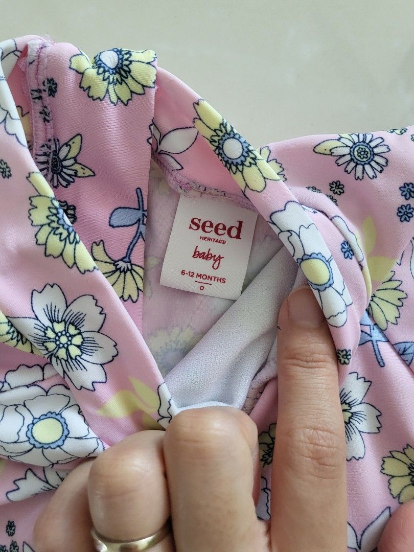 Seed Baby girl swimsuit, Babies & Kids, Babies & Kids Fashion on Carousell
