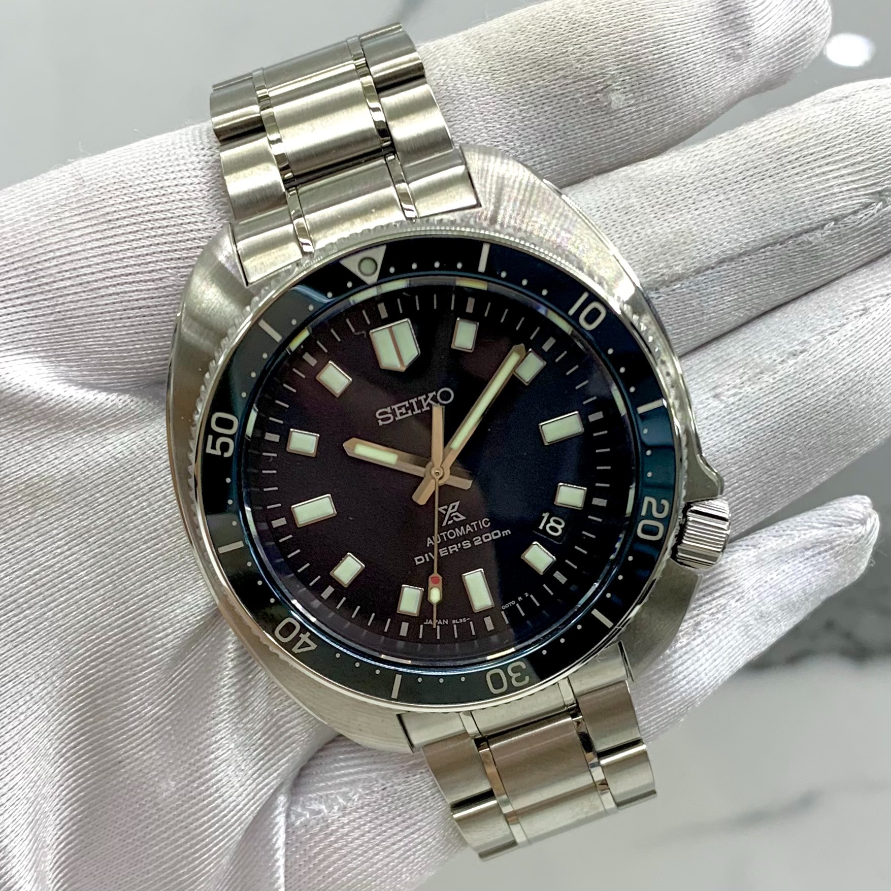 SEIKO 8L35-01H0 SILVER PROSPEX DIVER SCUBA AUTOMATIC (2023) FULLSET MEN ...