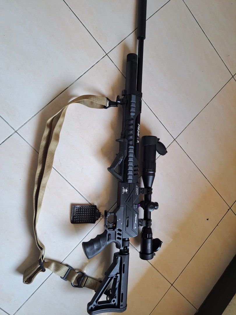 Senapan Angin PCP Predator Komplit + Pompa Tabung, Olah Raga ...