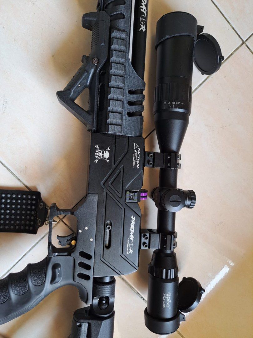 Senapan Angin PCP Predator Komplit + Pompa Tabung, Olah Raga ...