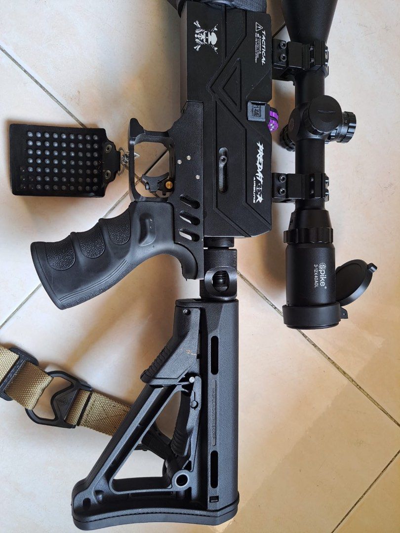 Senapan Angin PCP Predator Komplit + Pompa Tabung, Olah Raga ...