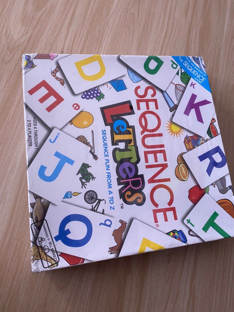 Sequence Letters Board Game, Hobbies & Toys, Toys & Games on Carousell