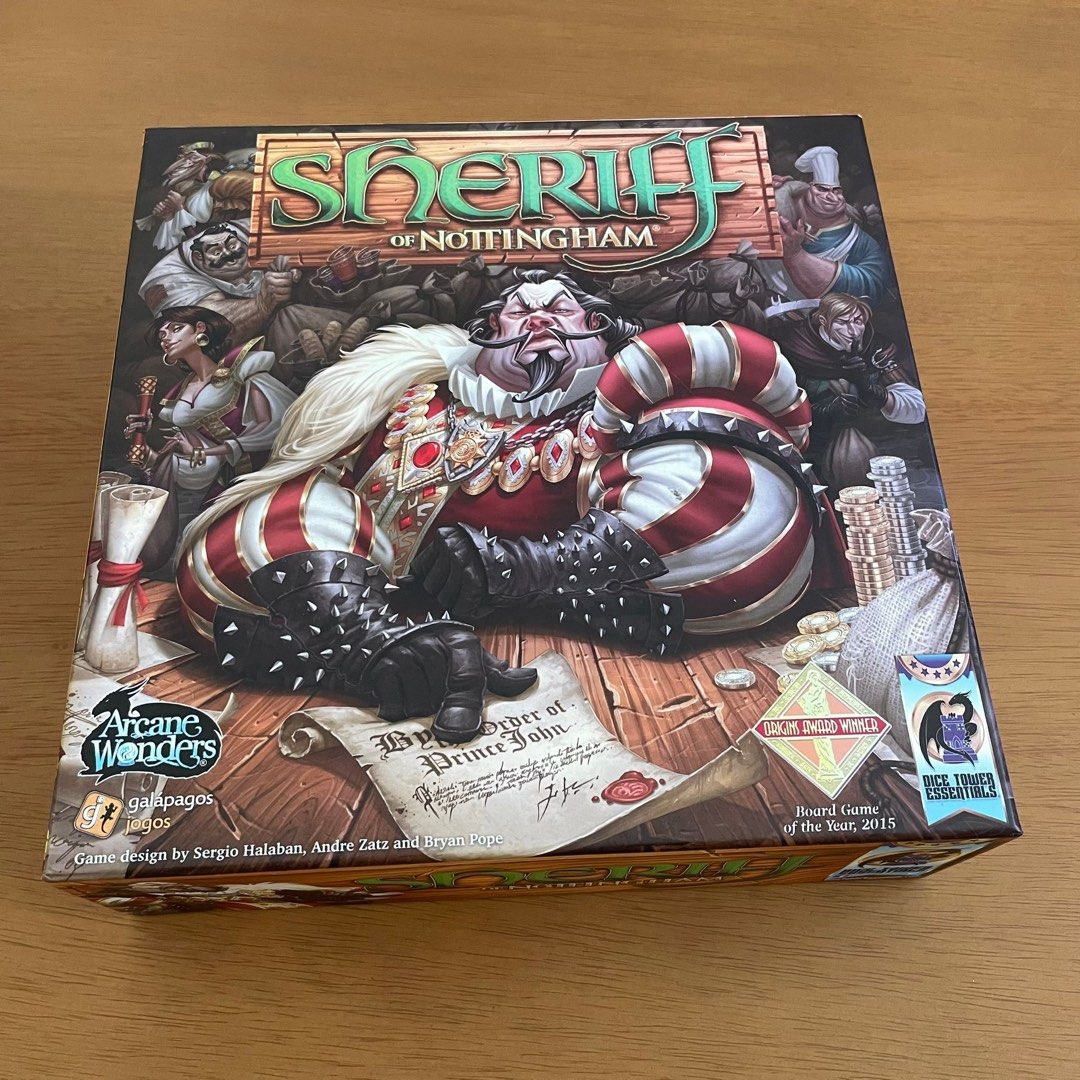 Sheriff of Nottingham board game, Hobbies & Toys, Toys & Games on Carousell