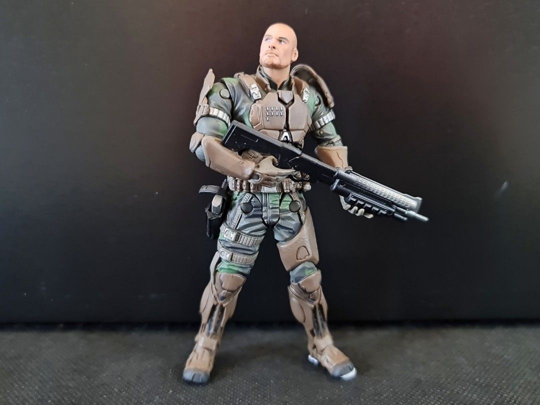 "Shit! Gravity Lift! They must be around" McFarlane Sgt Forge Action ...