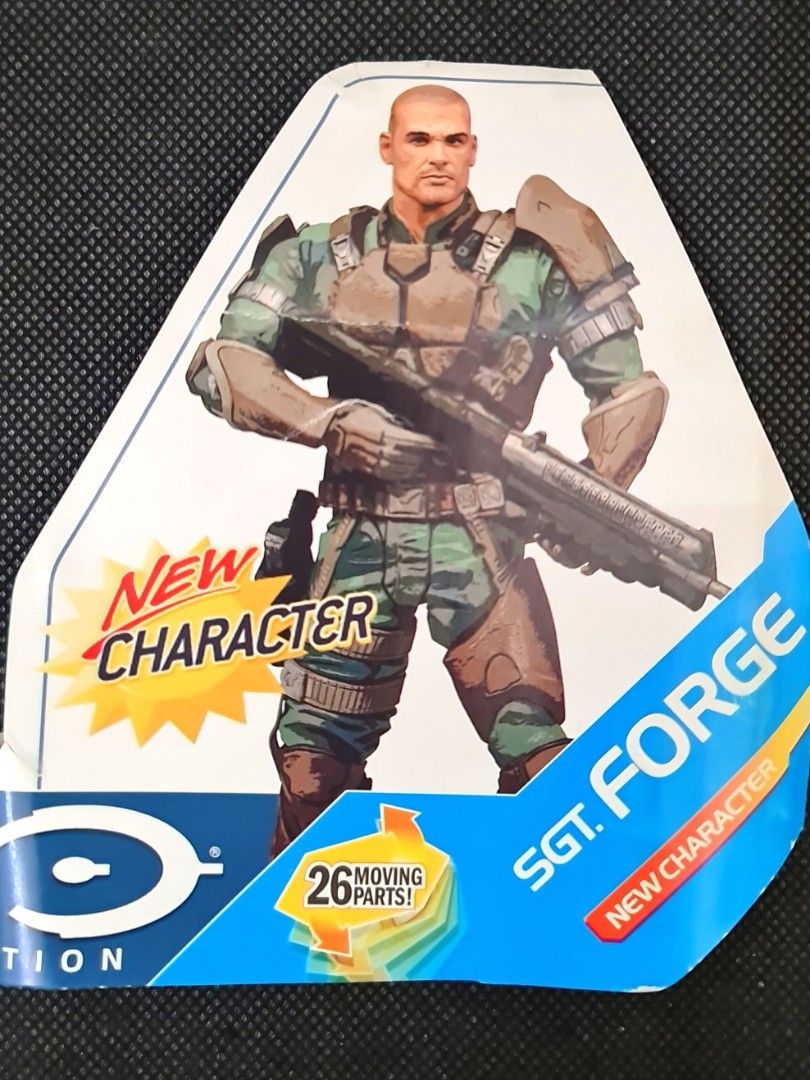 "Shit! Gravity Lift! They must be around" McFarlane Sgt Forge Action ...