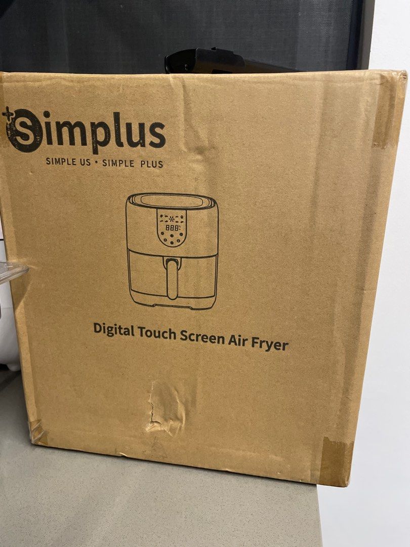 Simplus Digital Touch Screen Air Fryer, TV & Home Appliances, Kitchen Appliances, Fryers on ...