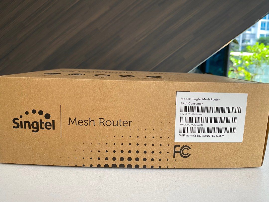 Singtel Mesh Router, Computers & Tech, Parts & Accessories, Networking ...