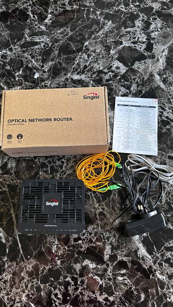 Singtel Optical Network Router (ONR), Computers & Tech, Parts ... Singtel Optical Network Router (ONR), Computers & Tech, Parts ...