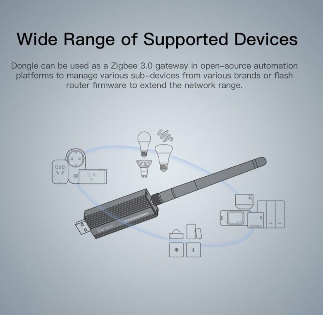 Sonoff Zigbee 3.0 USB Dangle Plus, Computers & Tech, Parts ...