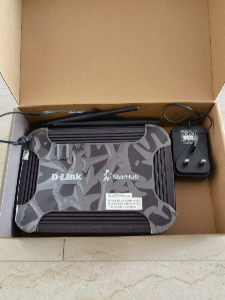 Starhub Dlink wifi router, TV & Home Appliances, Other Home Appliances ...