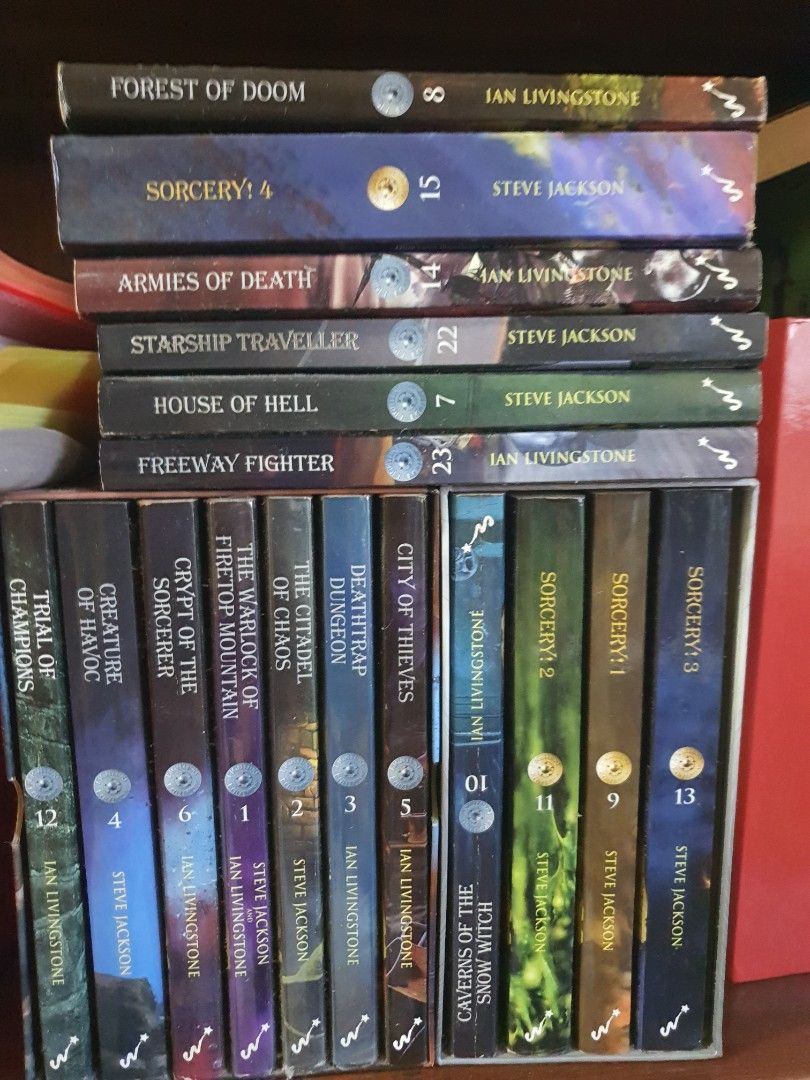 Steve Jackson and Ian Livingstone Fighting Fantasy Series, Hobbies ...